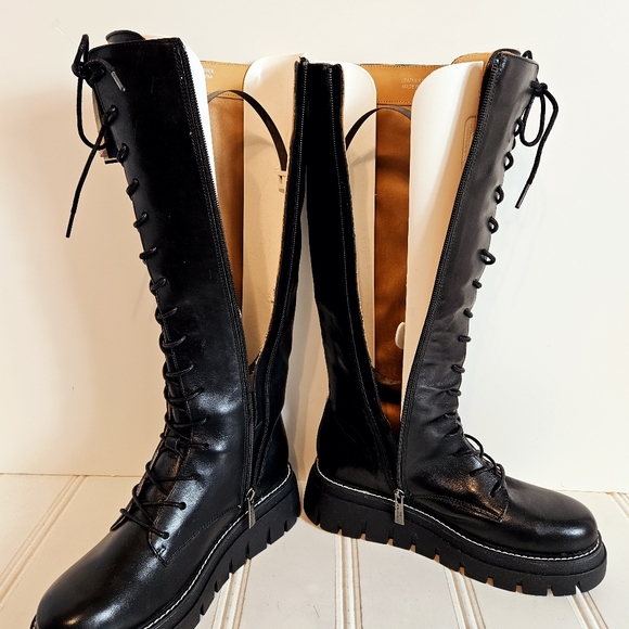 J Slides | Shoes | J Slides Knee High Boots Womens 8 Telly Black ...